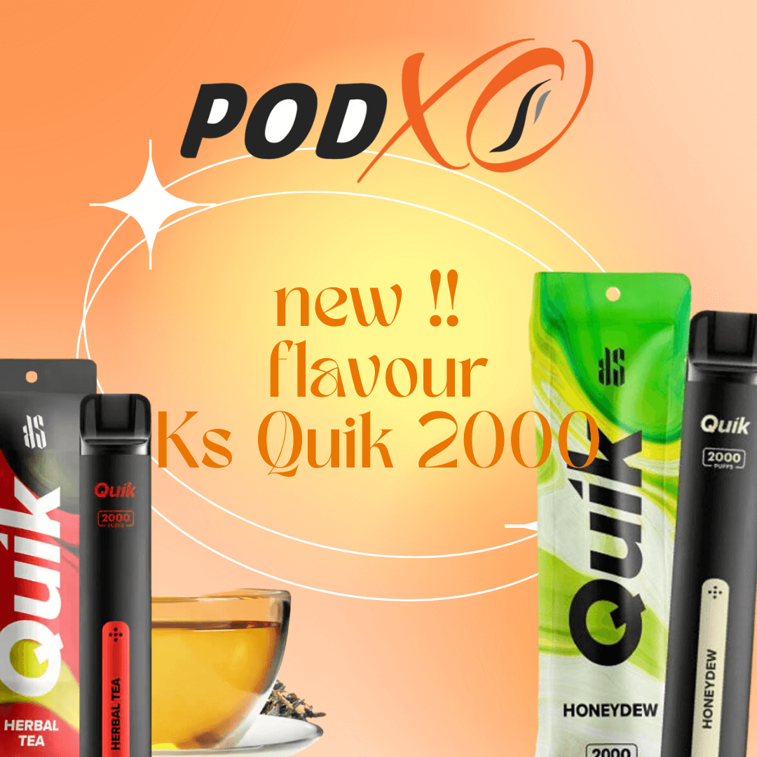 ks quik กลิ่นใหม่ ถูกใจผู้ใช้ทุกท่าน สร้างสีสันในการสูบ - PodXO