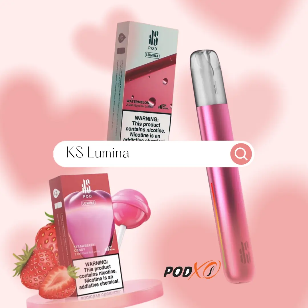 ks lumina หัว พอตบุหรี่ไฟฟ้าล่าสุด ที่มีประสิทธิภาพสูงมาก - PodXO
