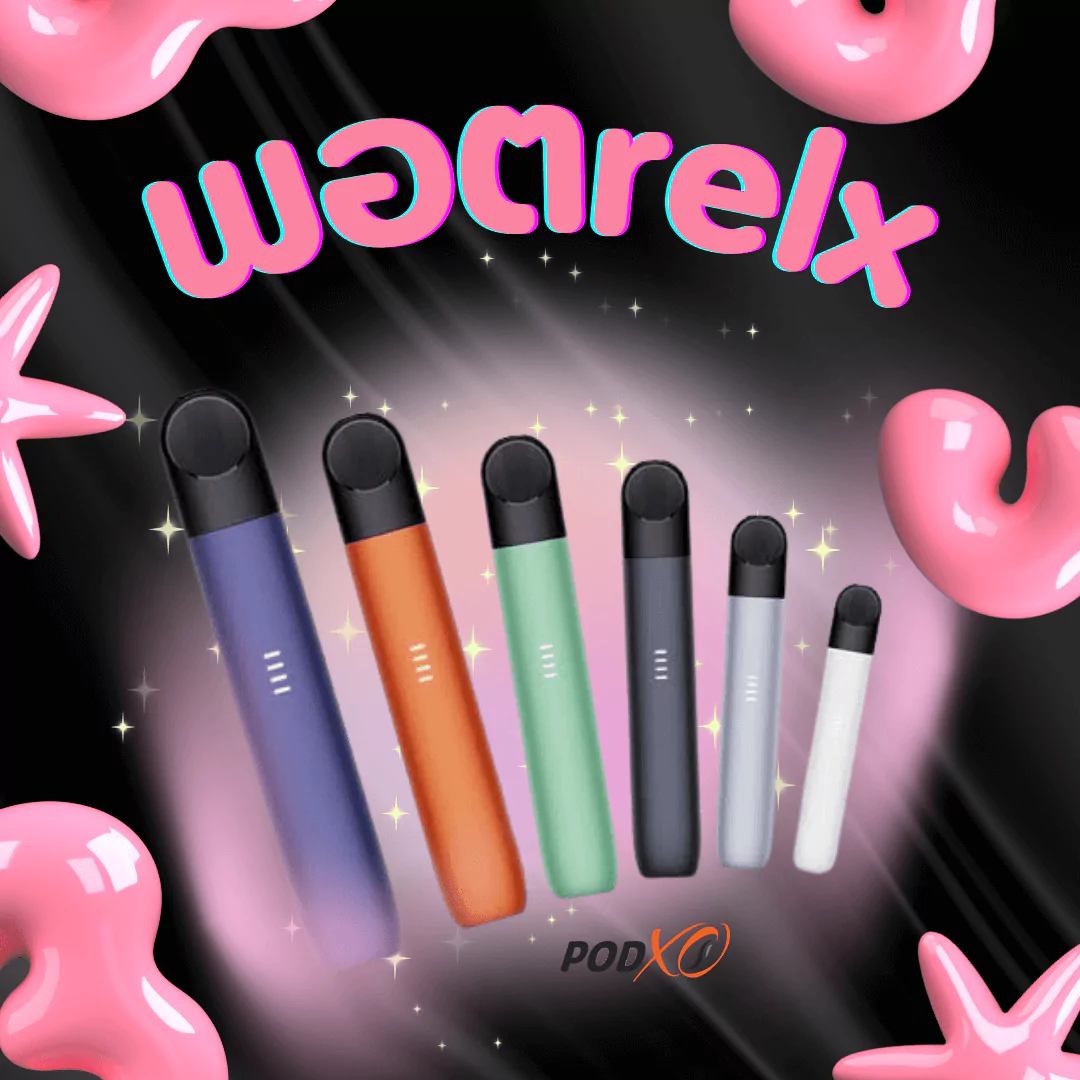 พอตrelx บุหรี่ไฟฟ้าคุณภาพสูง ใช้งานง่ายได้ทุกวัน - PodXO